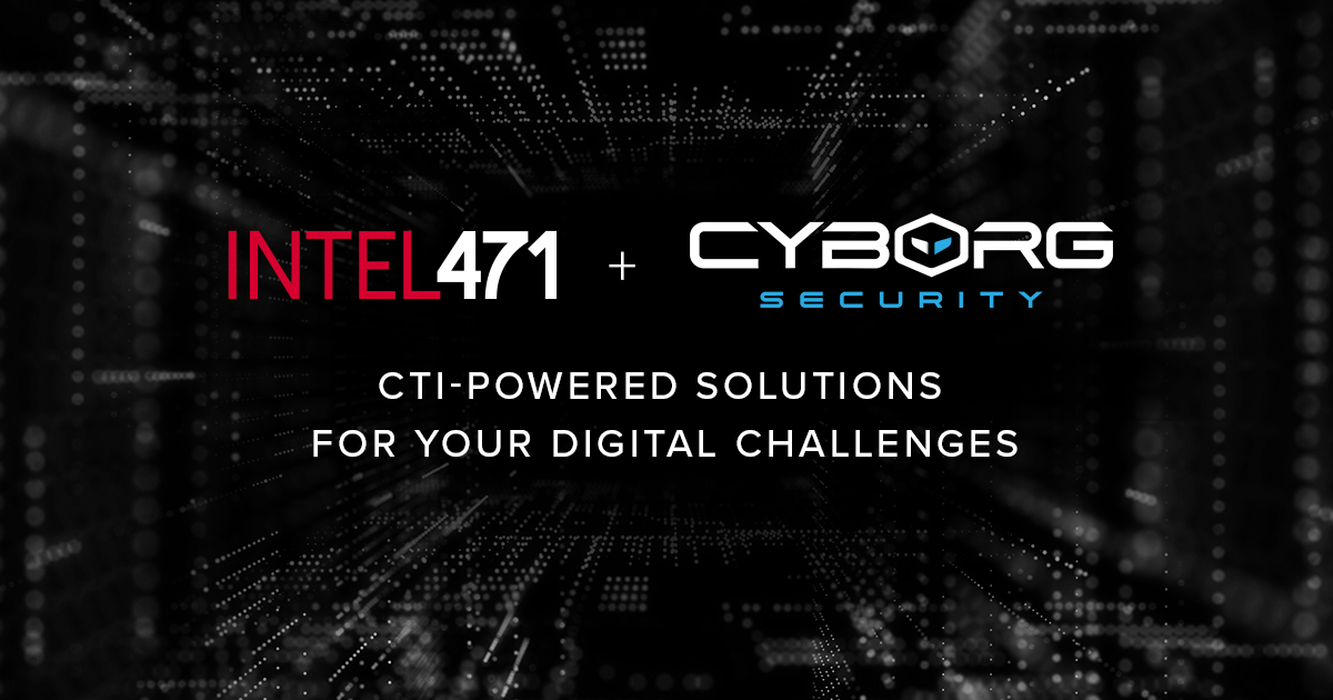 Intel 471 Sets New Standard in Intelligence-Driven Threat… | Intel 471